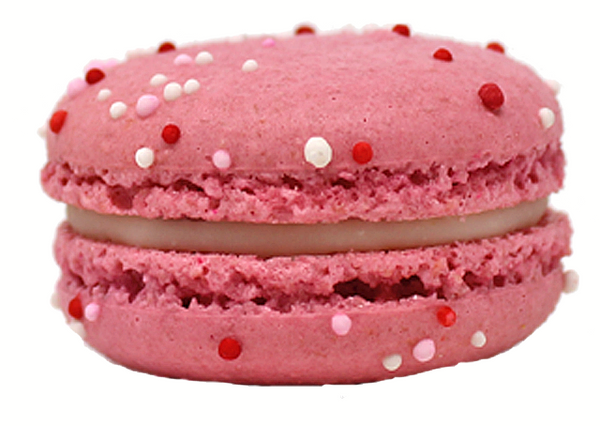 Raspberry White Chocolate Macarons | Macarooz