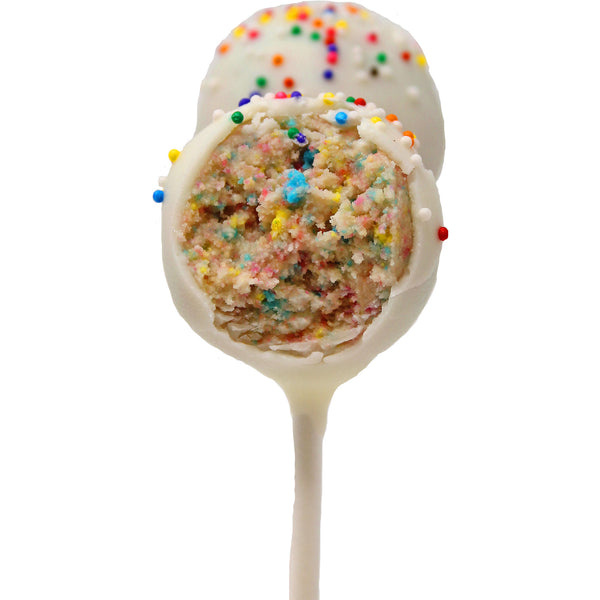 Tantalizing Birthday Cake Mac Pops | Macarooz