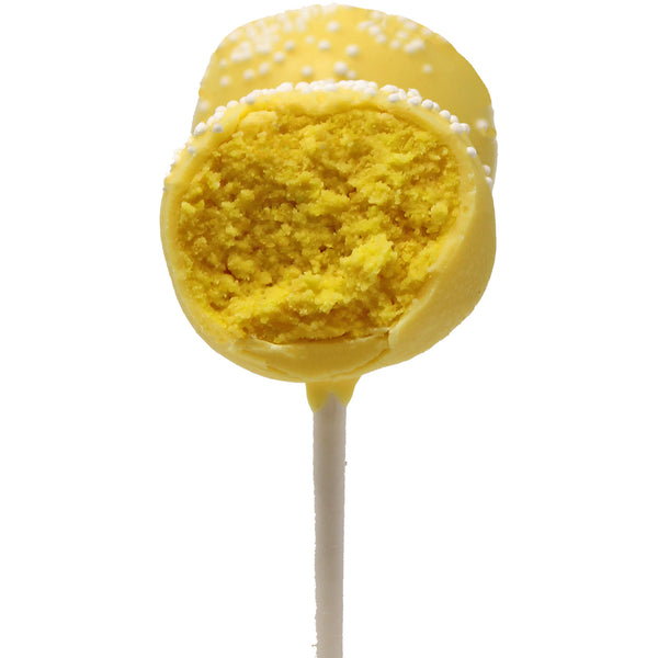 Lemon Cake Mac Pops - Macarooz